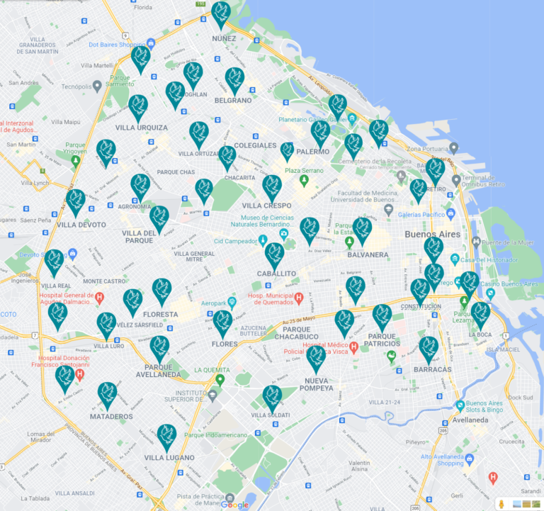 Mapa CABA | Organización Seral Servicios Empresariales S.A.